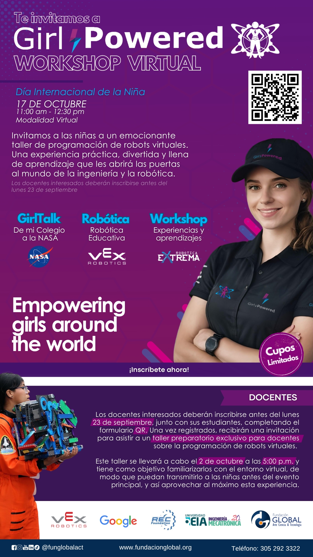 Día Internacional de la Niña Girl Powered - Fundación Global Arte ...
